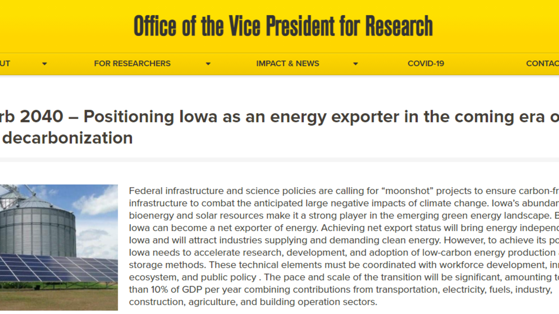 Energy | Stanier Lab - College of Engineering | The University of Iowa